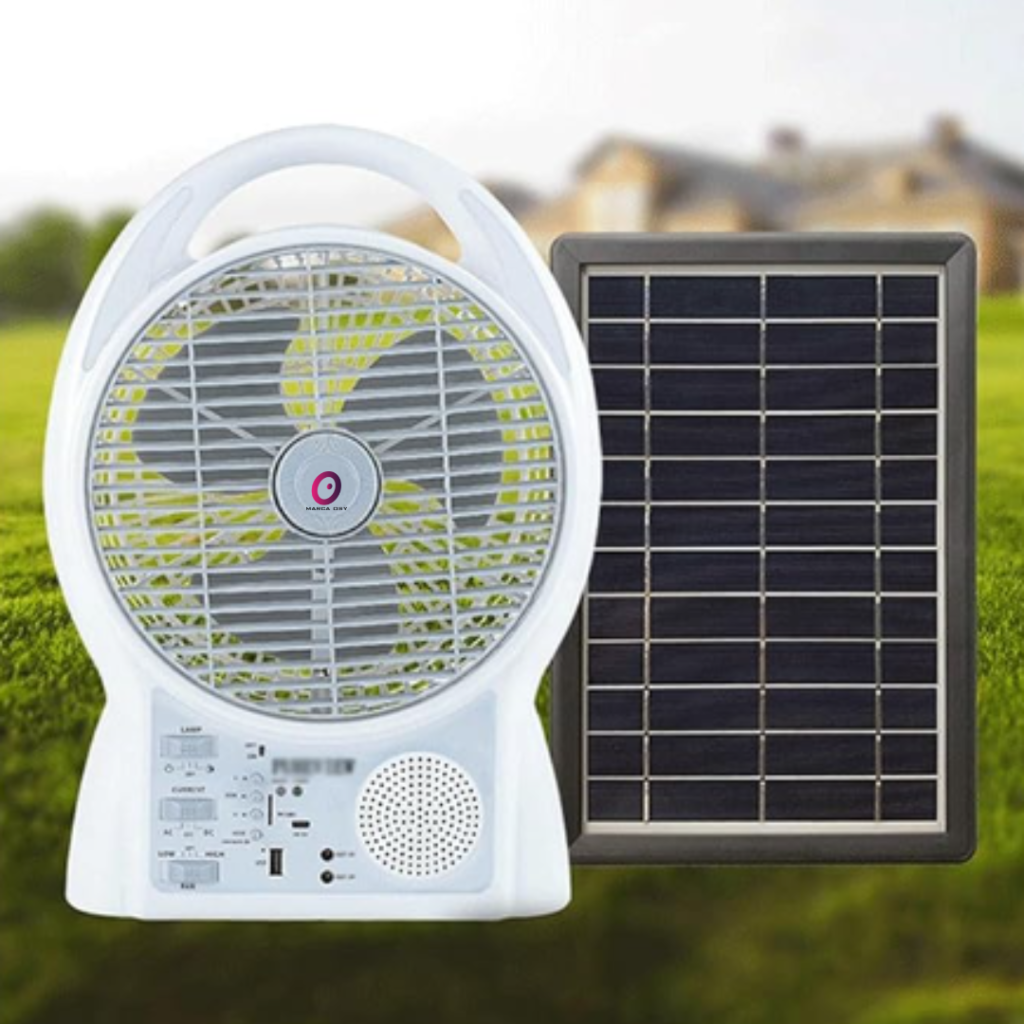 Ventilador Recargable Solar 6 en 1 - Osy